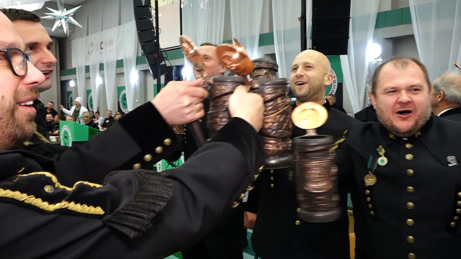 KARCZMA PIWNA MZZPD O/ZG RUDNA. Górnicy świętowali Barbórkę w Cechowni.