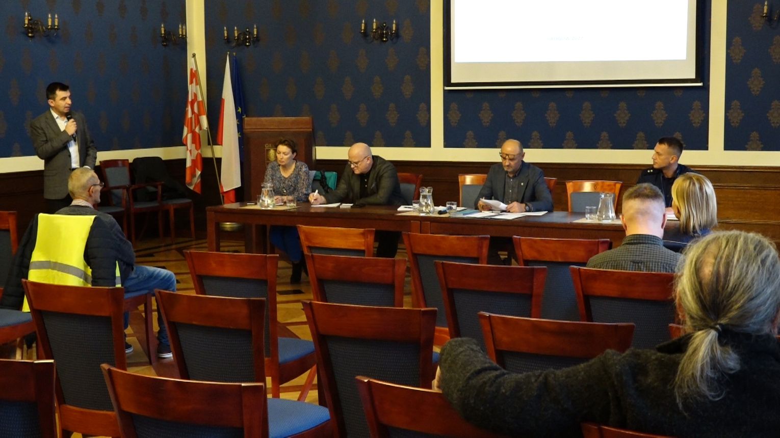 PUSTO NA SPOTKANIU Z PREZYDENTEM